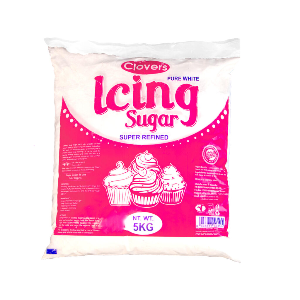 CLOVERS ICING SUGAR BAG, 5KGS – Triclover Industries