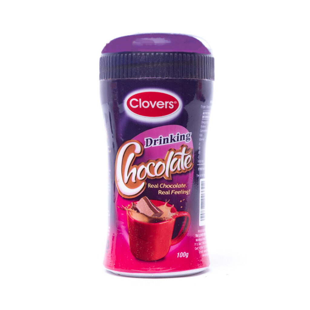 CLOVERS DRINKING CHOCOLATE JAR, 100G – Triclover Industries