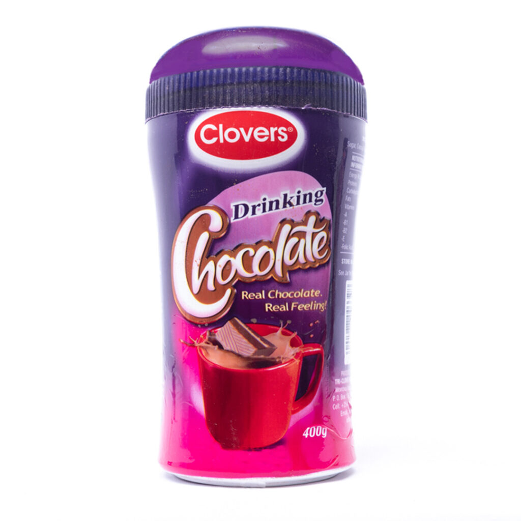 CLOVERS DRINKING CHOCOLATE JAR, 400G – Triclover Industries