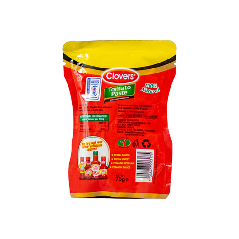 CLOVERS TOMATO KETCHUP , 10G SACHETS – Triclover Industries