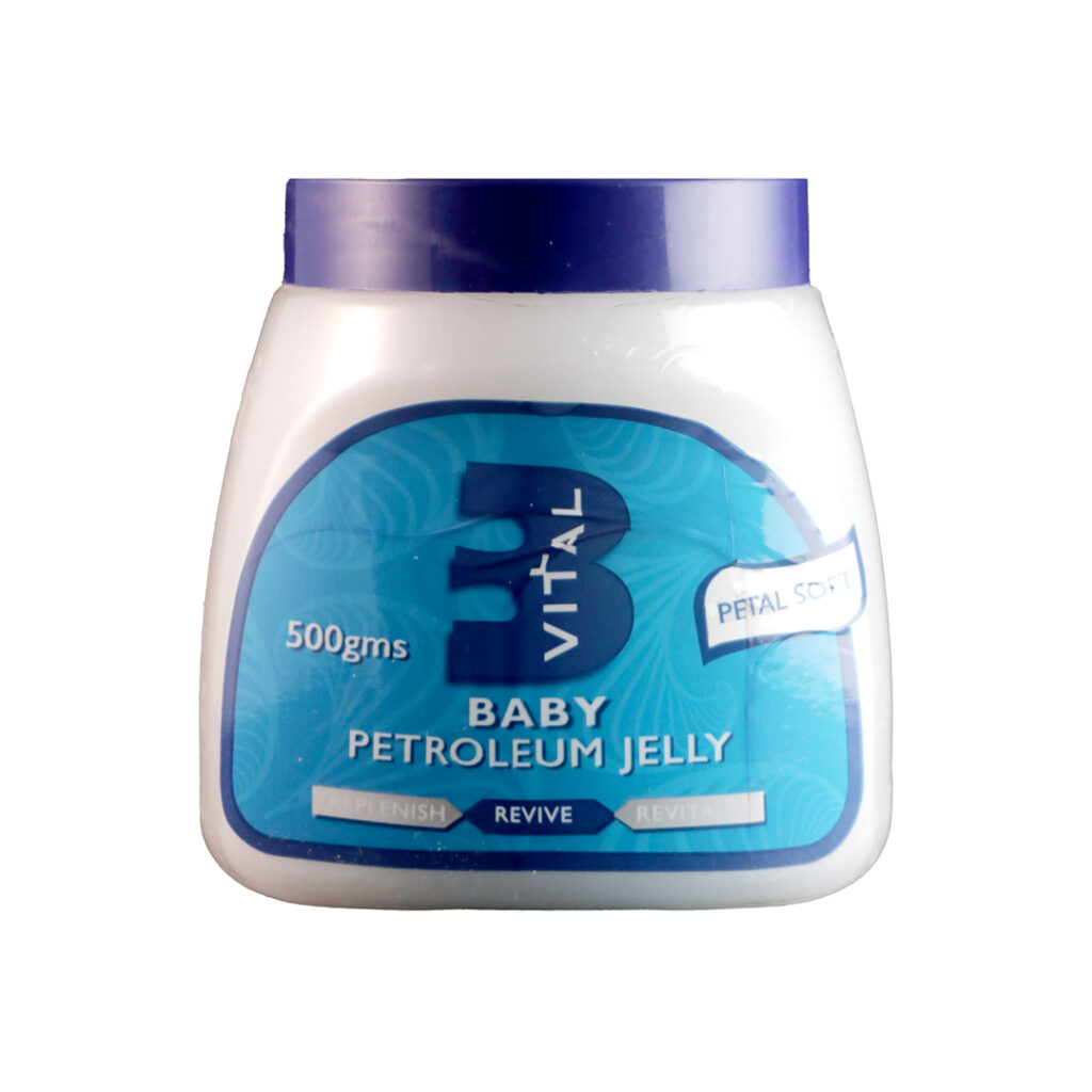 VITAL 3 BABY PETROLEUM JELLY BLUE, 500G – Triclover Industries